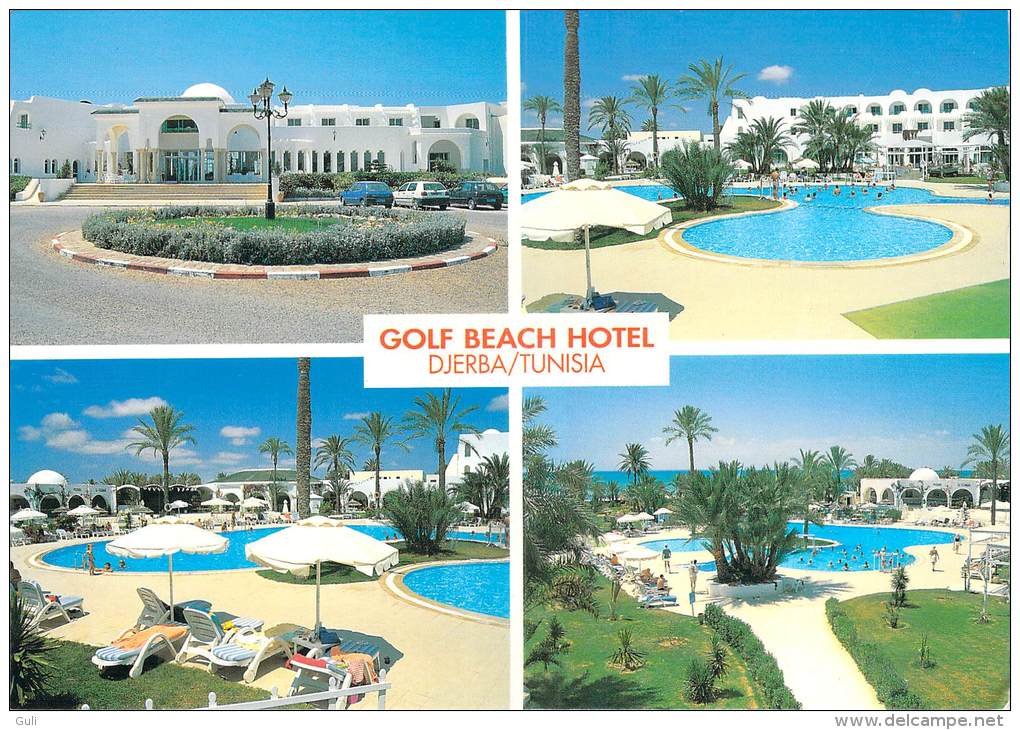 Tunisie - Afrique > Tunisie GOLF BEACH HOTEL Djerba Tunisia Multi Vues ...