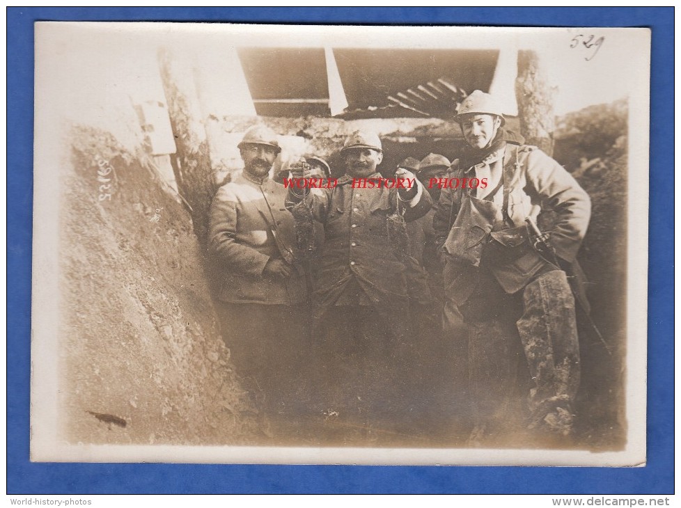 Guerre, Militaire - Photo ancienne - Dans une Tranchée - Chasse aux ...
