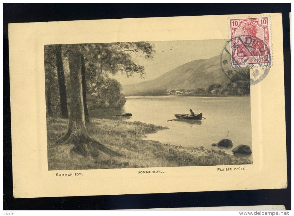 Peintures & tableaux - cpa Plaisir d' été -- Sommeridyll -- Summer idyl ...