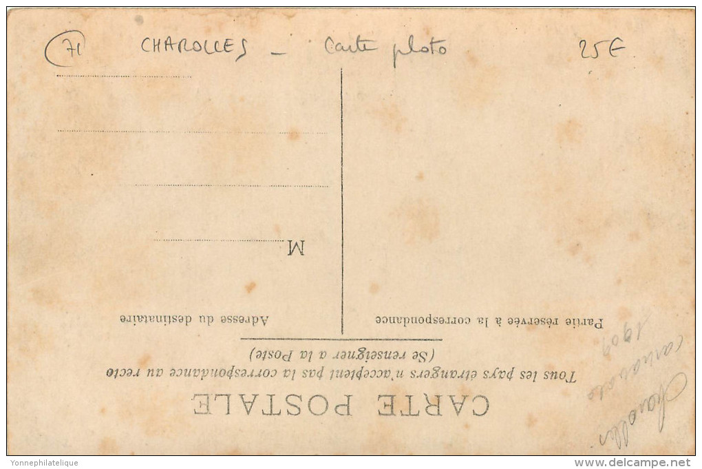 Charolles - 71 - CHAROLLES - carte photo