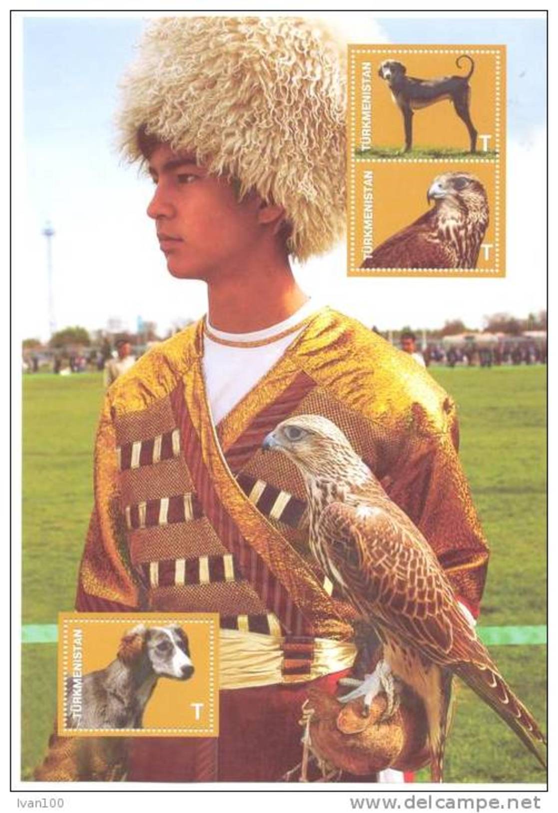 Adler & Greifvögel - 2013. Turkmenistan, Falcon's Hunting, Dogs or ...
