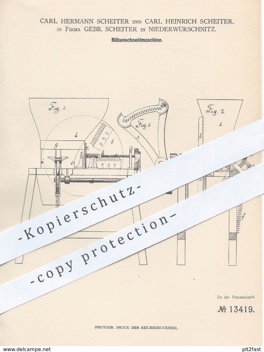 Documents Historiques - original Patent - Carl Hermann & Carl Heinrich ...