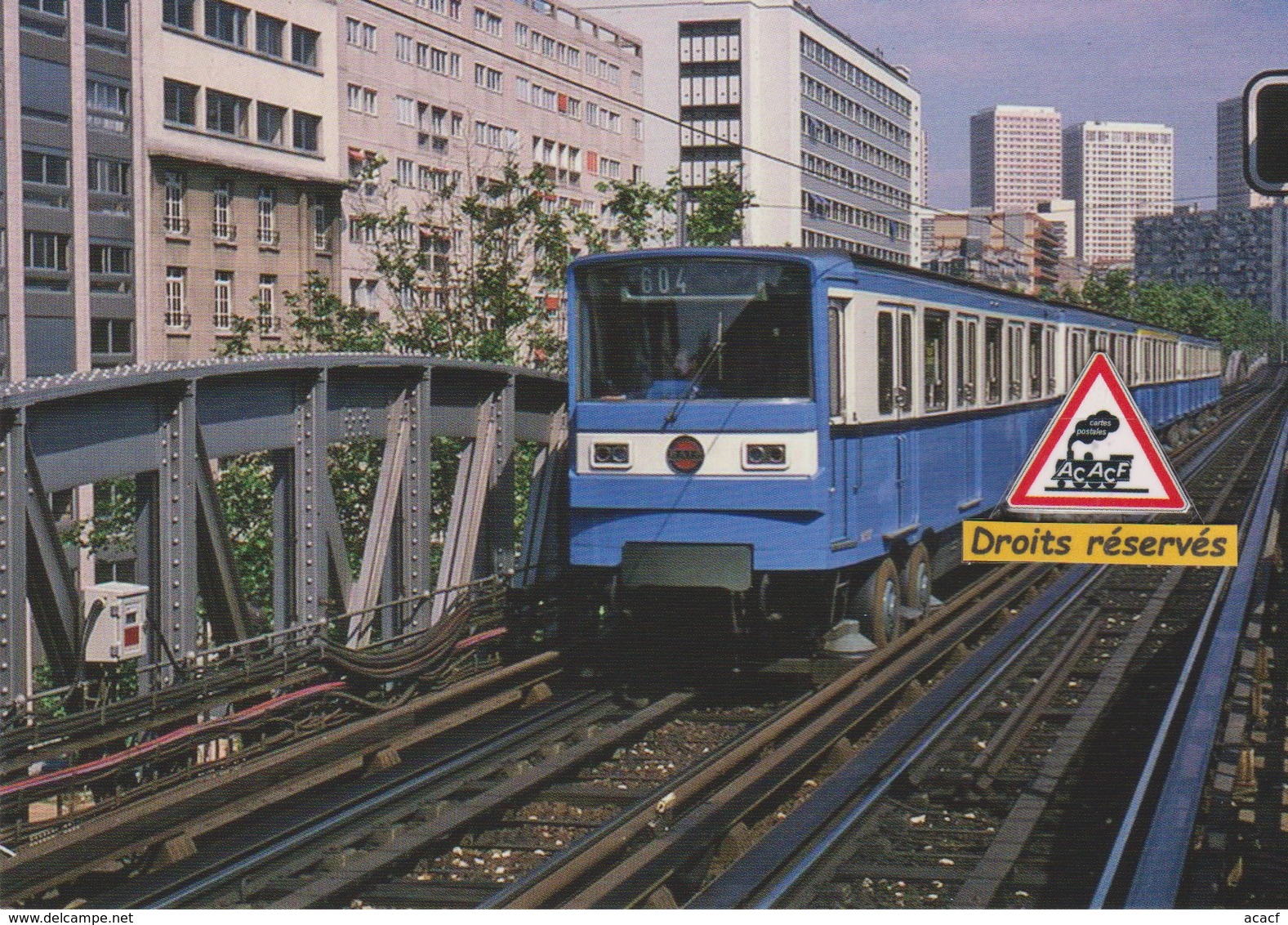 Métro - Rame MP 73 de la ligne 4 du métro RATP de Paris (75)