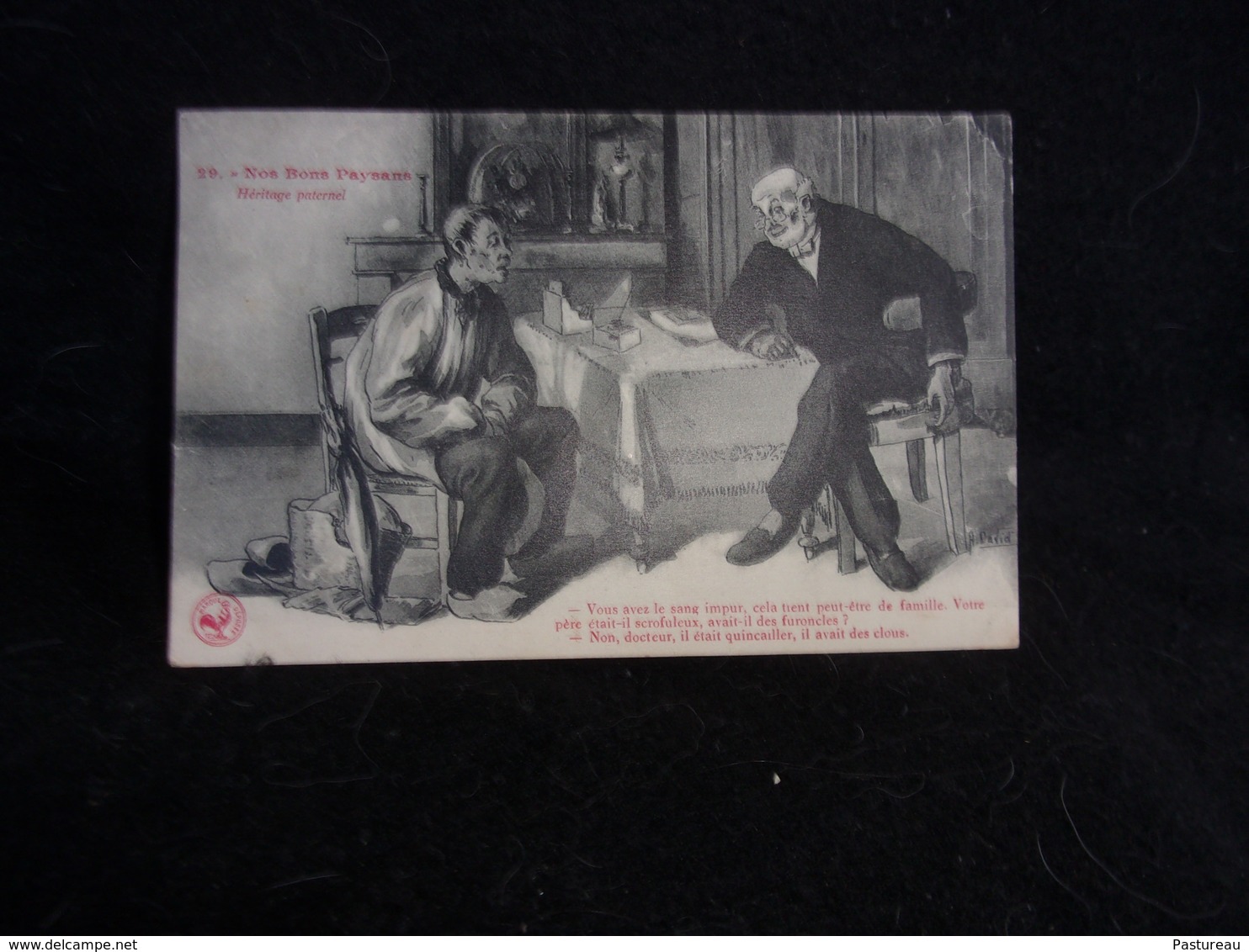 Humour - Humour. Série " Nos Bons Paysans " N° 29. Héritage paternel ...