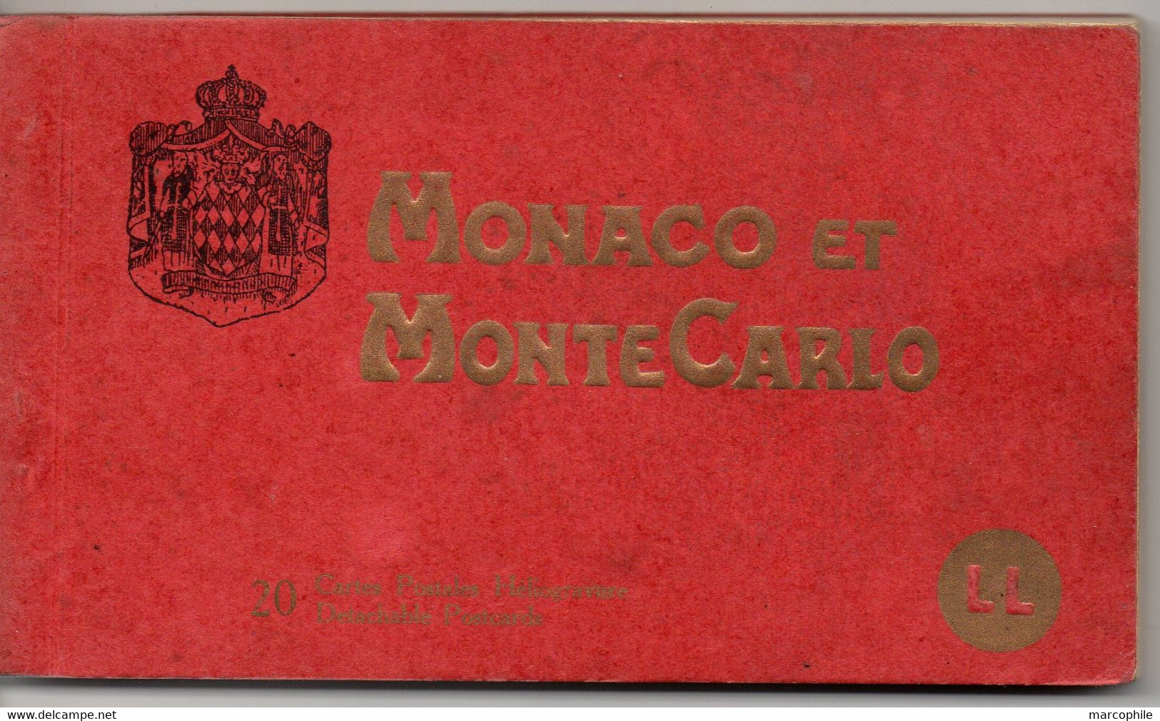 Monaco - MONACO & MONTE CARLO / CARNET COMPLET DE 20 CARTES POSTALES ...