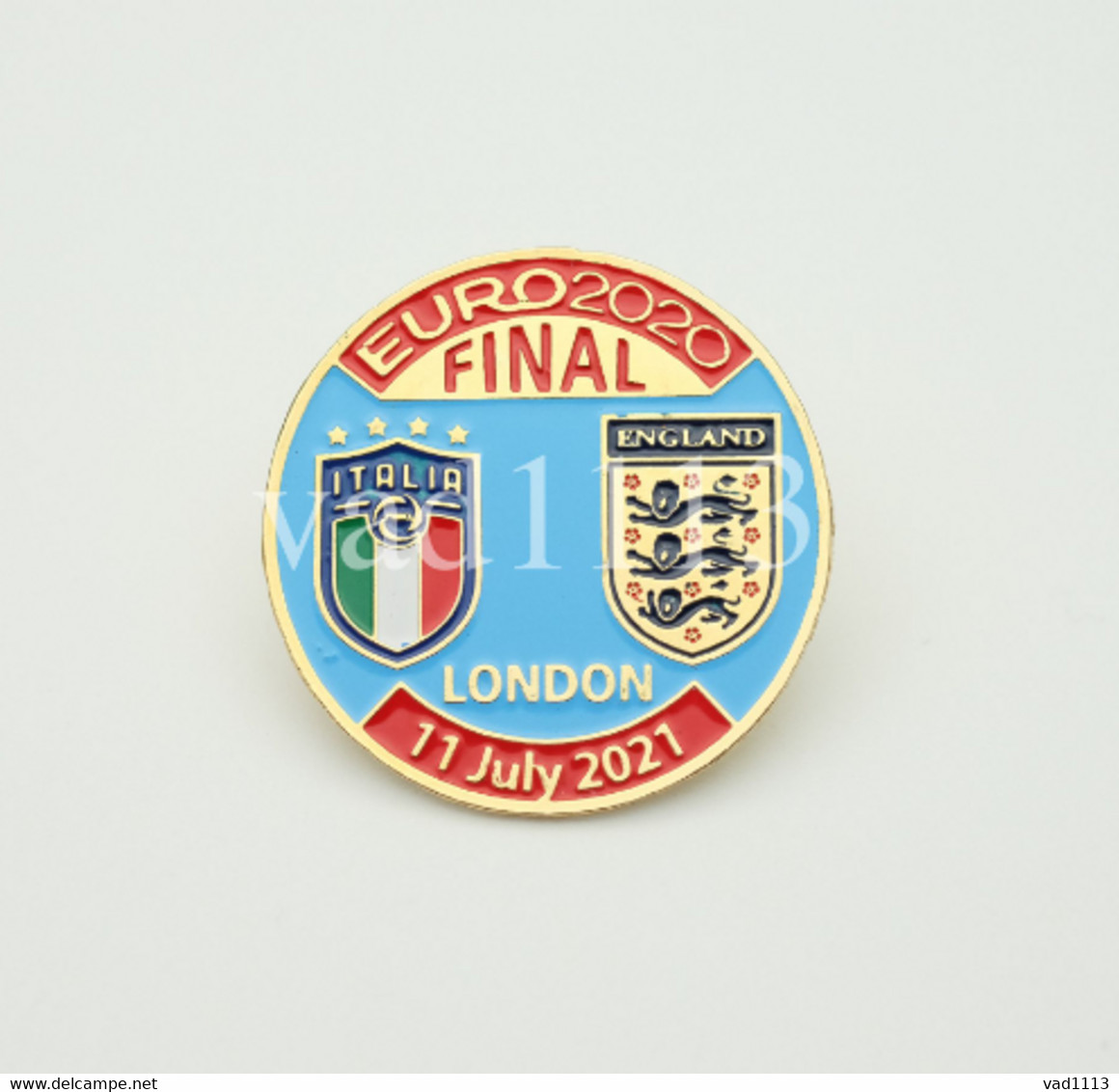 Fútbol - Badge Pin: UEFA EURO 2020 finals Italy - England
