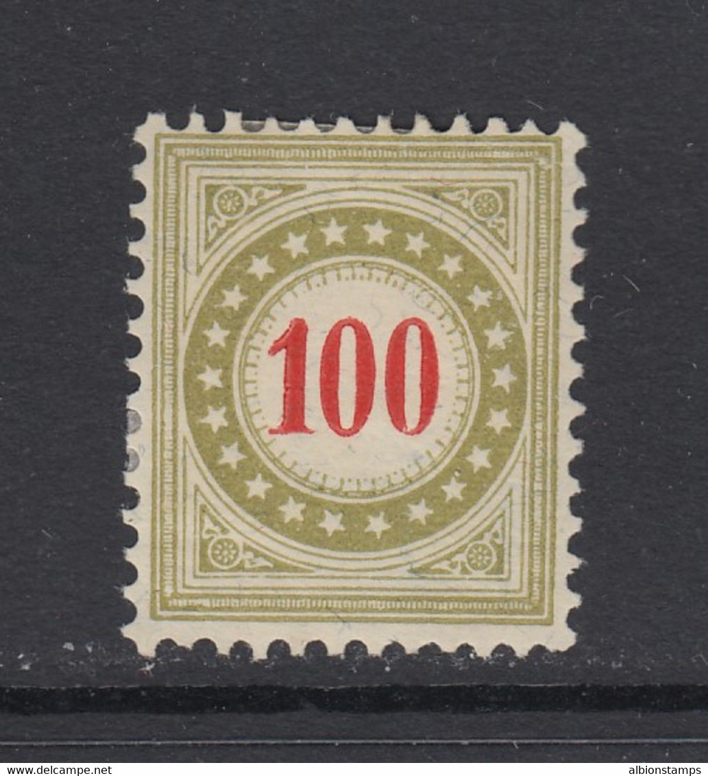Taxe - Switzerland, Scott J34a, MHR (thin), Postage Due