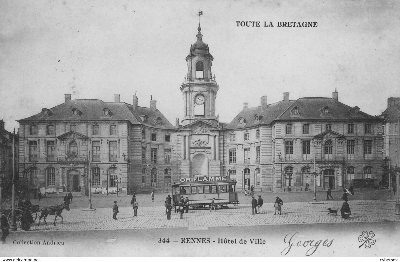 Rennes - RENNES - Hôtel de Ville - Tram