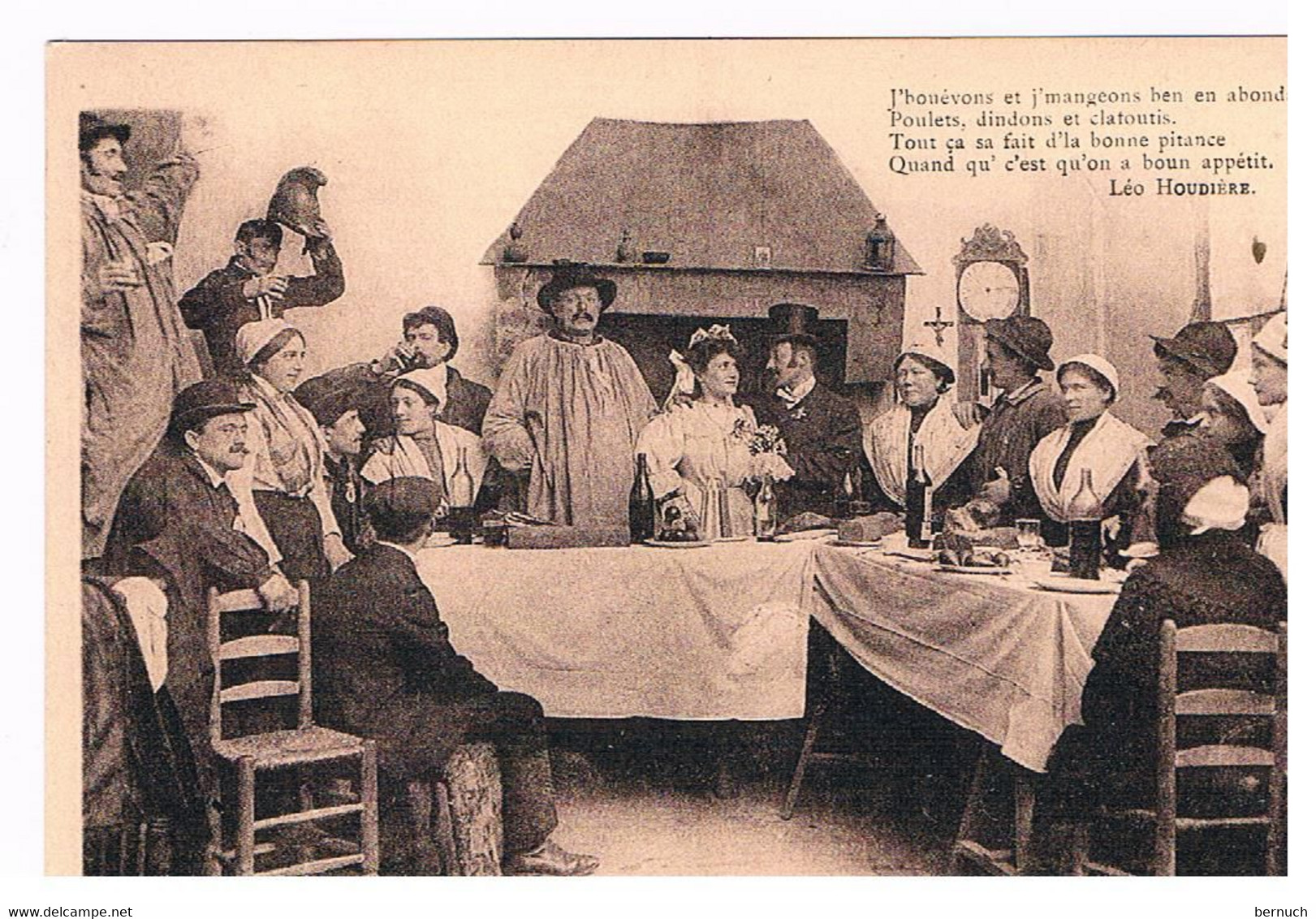 Autres & non classés - CPA SCENES BERRICHONNES noce