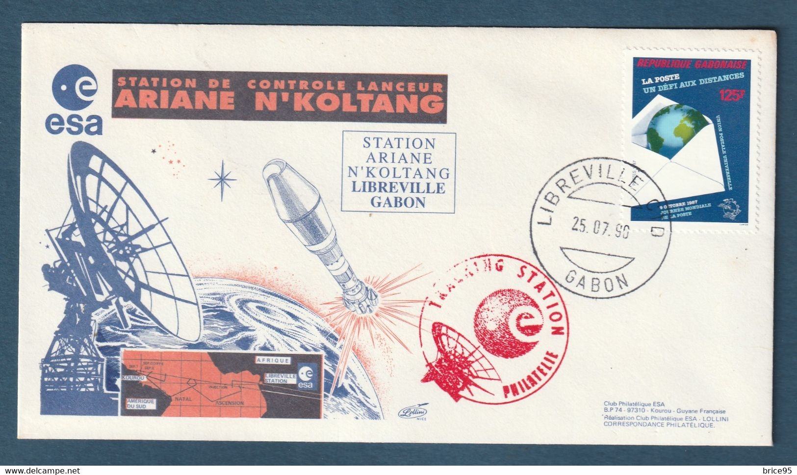 Afrique - ️ Gabon - Ariane N'Koltang - Station de contrôle lanceur ...
