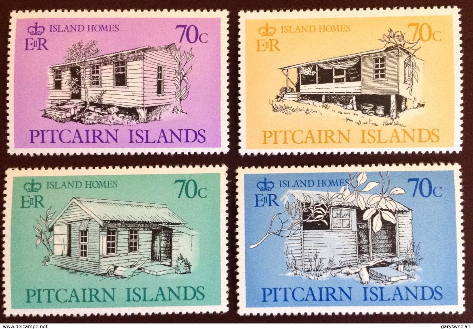 Pitcairn - Pitcairn Islands 1987 Homes MNH