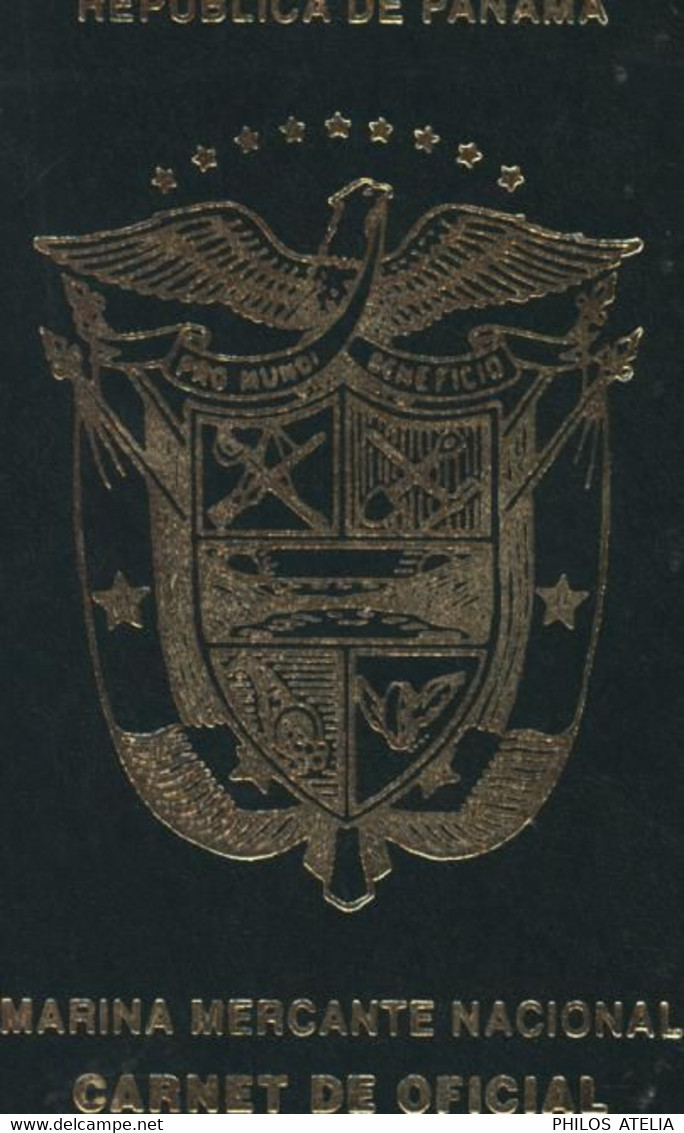Panama - Republica de Panama Marina mercante nacional Carnet de oficial ...