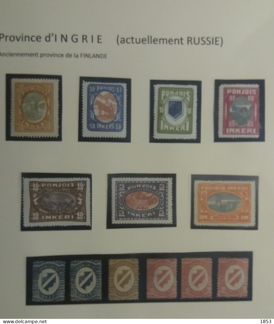 Neufs - PROVINCIA DE INKERI INGRIE (ANTIGA PROV.DA FILANDIA)