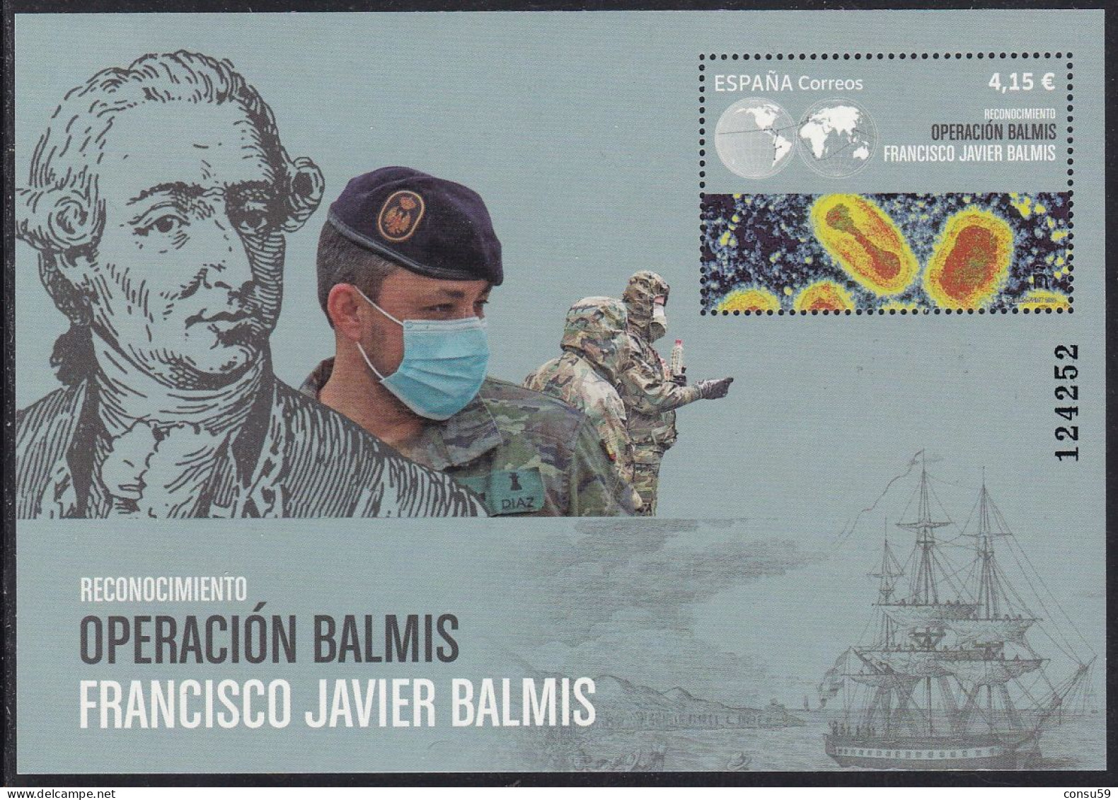 Blocs & feuillets - 2021-ED. 5499 H.B. - Operación Balmis y Francisco ...