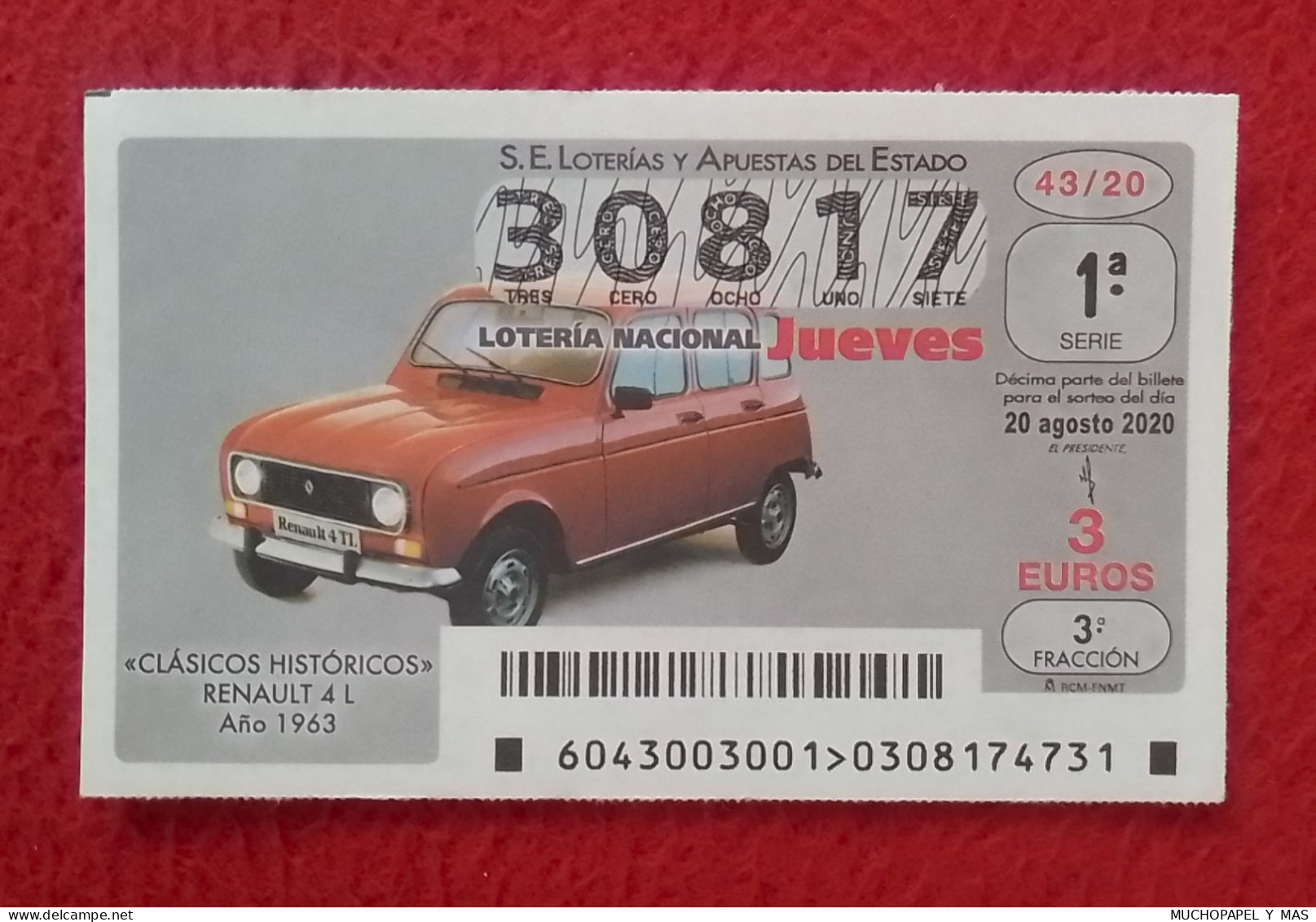 Biglietti della Lotteria - LOTTERY LOTERIE LOTERÍA NACIONAL SPAIN ...