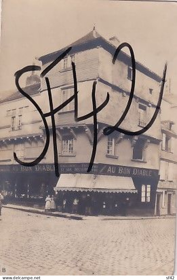 Rethel - RETHEL CARTE PHOTO AU BON DIABLE