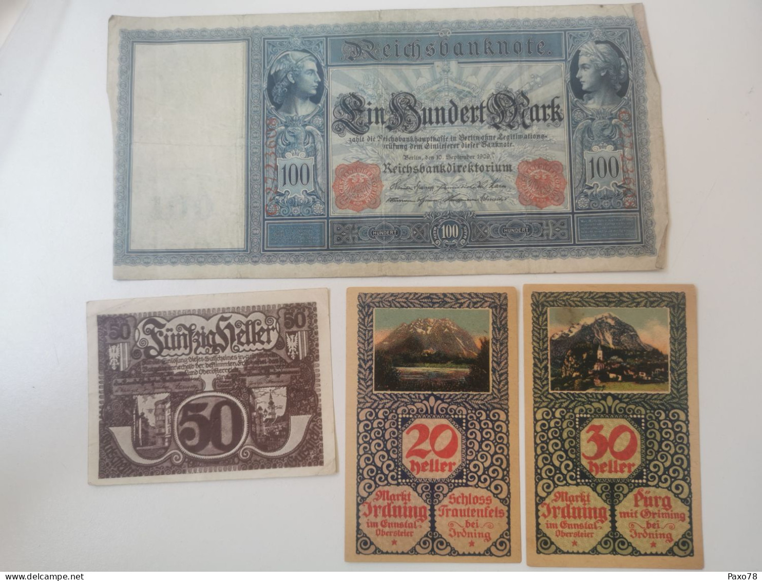Collections & lots - Lot 7 Billets,