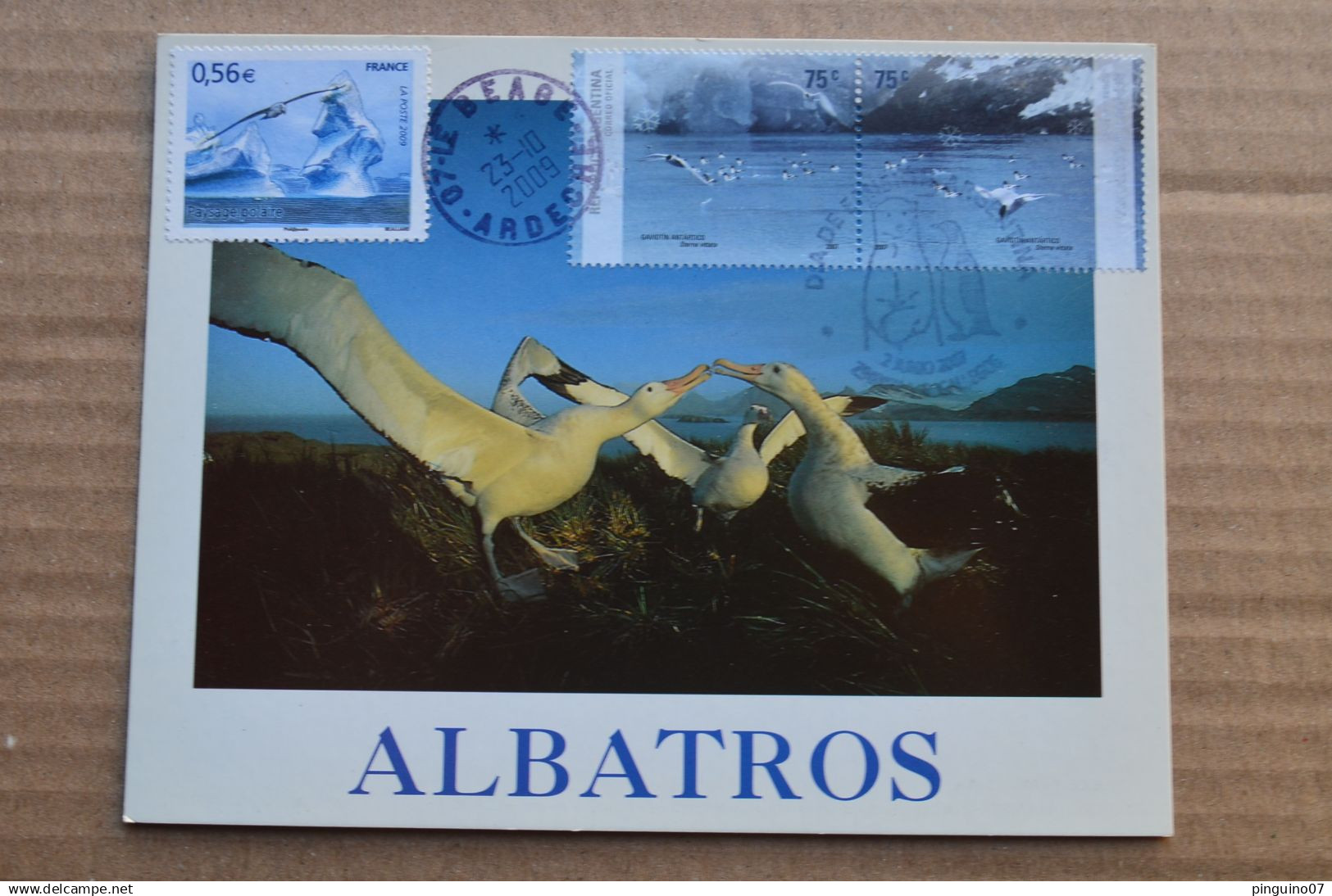 Albatros - France Argentine Carte maximum card maxicard Albatros