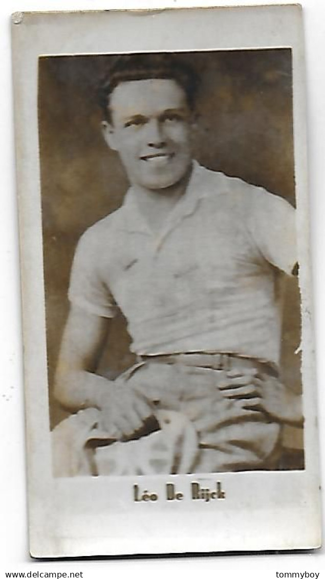 Cyclisme - chromo Léo De Rijck (format 8.8cm x 4.6cm)