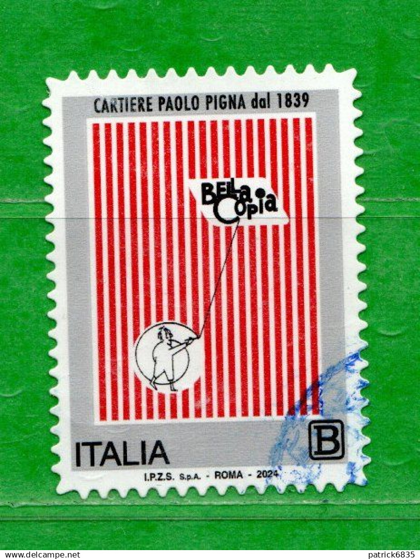 1946-.. République - ITALIA °-2024 - ART - CARTIERE PAOLO PIGNA. Usati