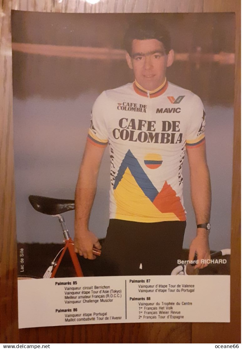 Wielrennen - Bernard Richard Café de Colombia 1989