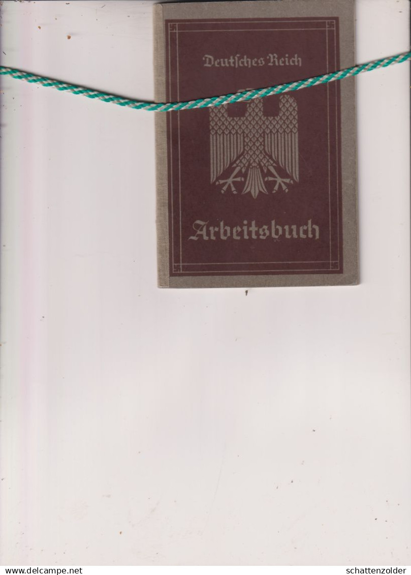 1939-45 - Nazi Document, Deutsches Reich, Arbeitsbuch