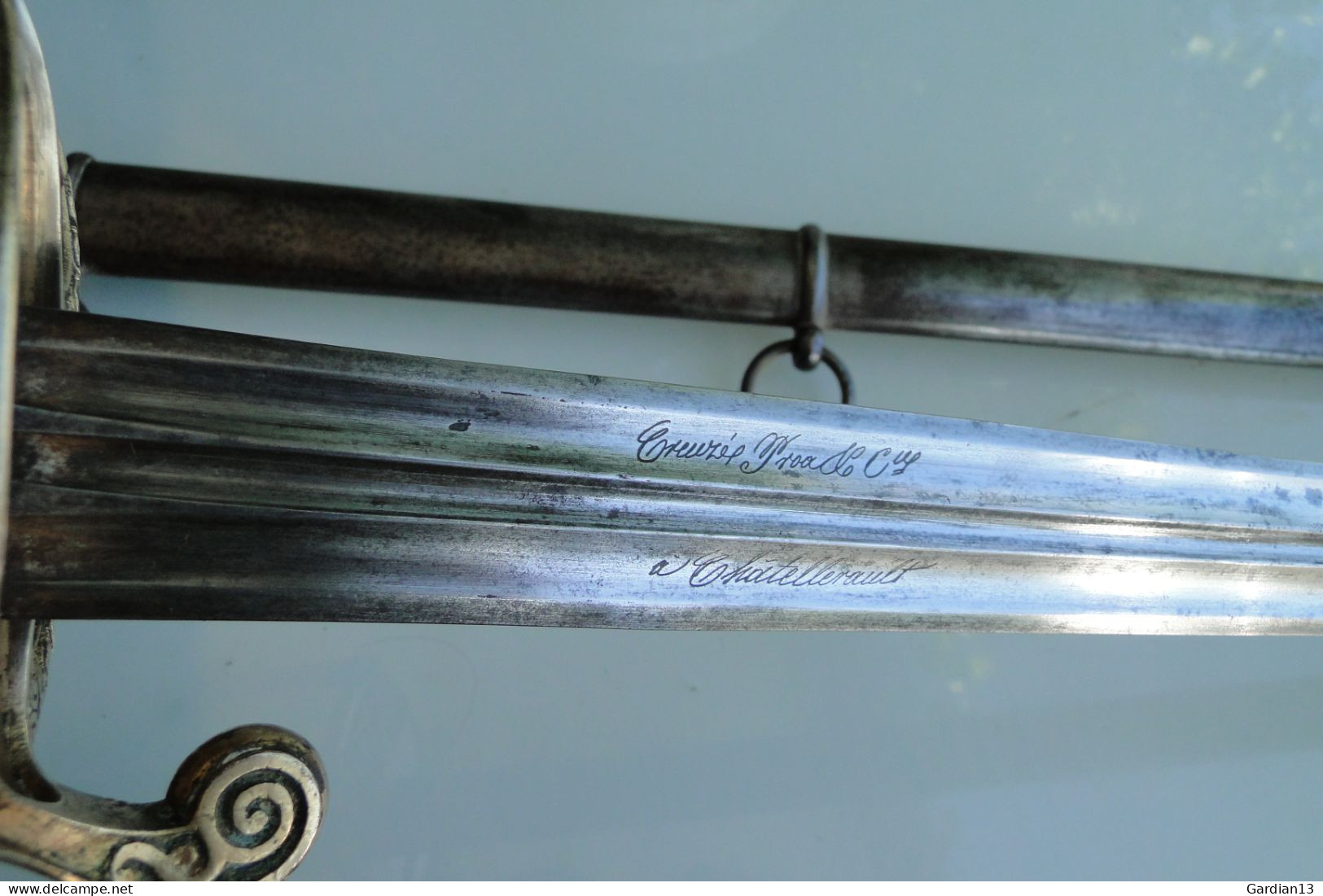 Armes blanches - sabre d'officier supérieur mod 1845 avec son fourreau